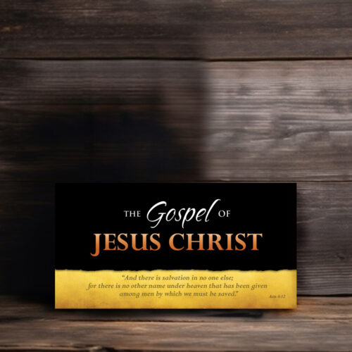 The Gospel of Jesus Christ | Tract – HeartCry Missionary Society